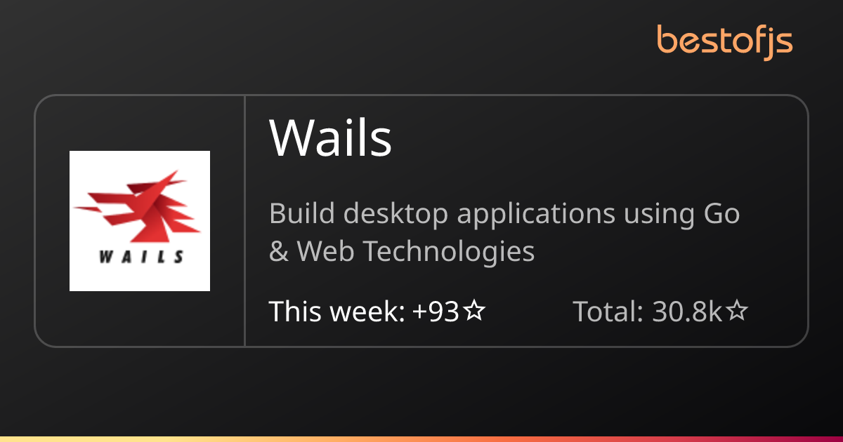 Best of JS • Wails
