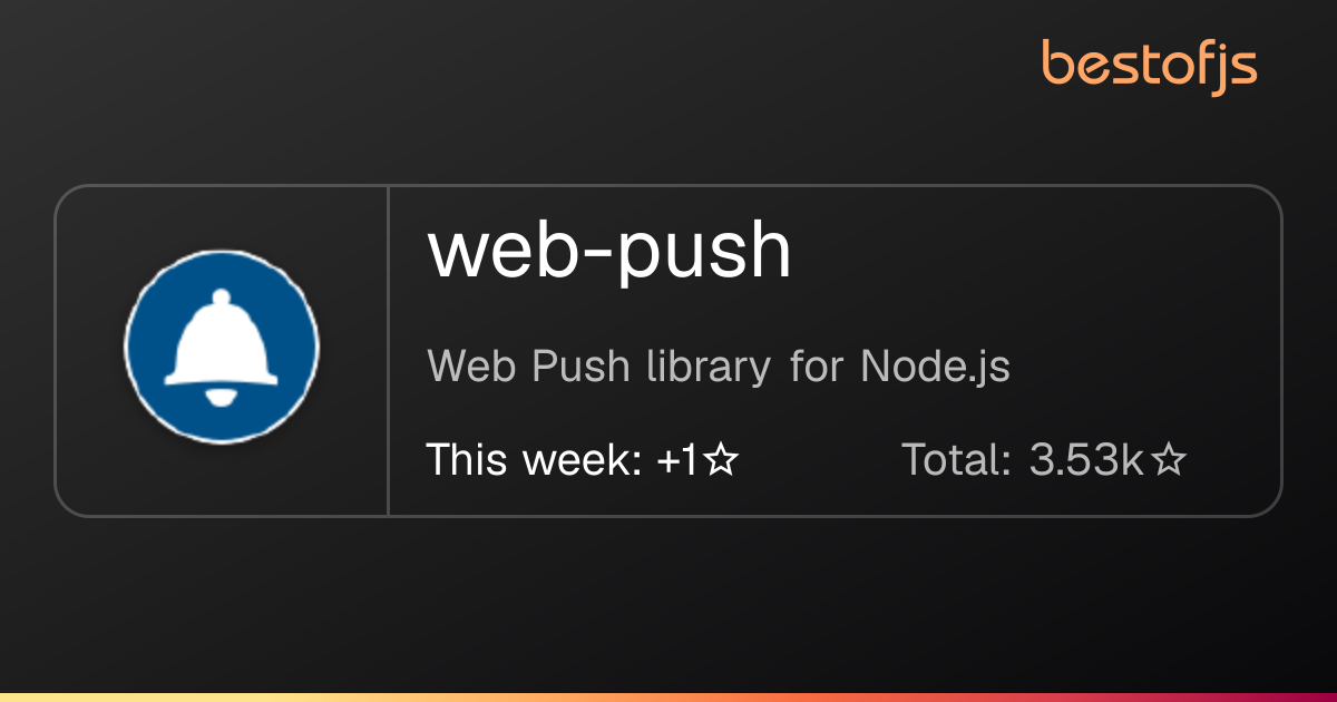 Best of JS • web-push