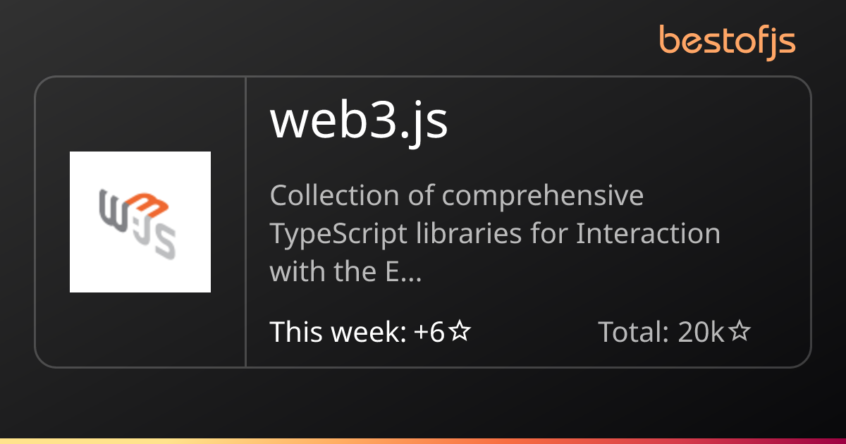 Best of JS • web3.js