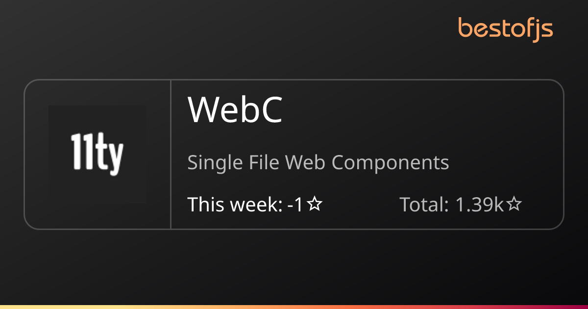 Best of JS • WebC