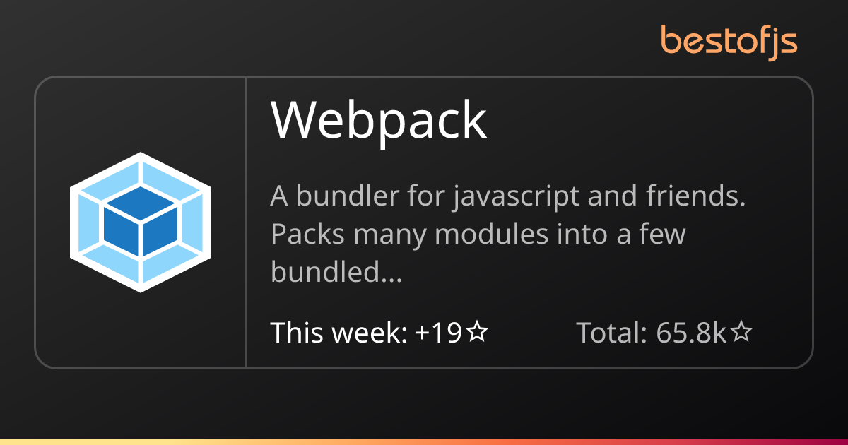 Best of JS • Webpack