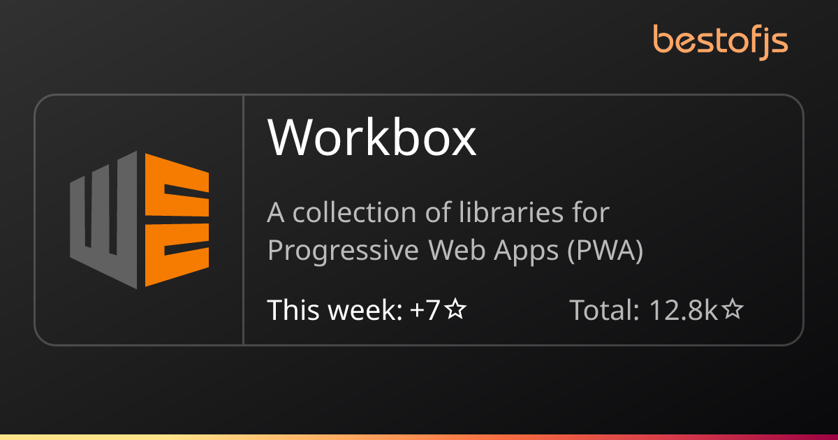 Best of JS • Workbox