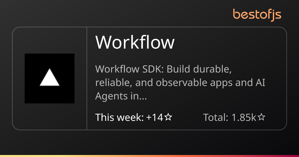 Best of JS • Workflow