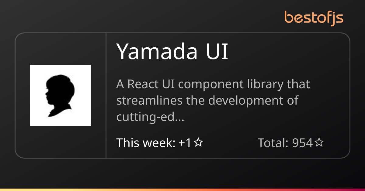 Best of JS • Yamada UI