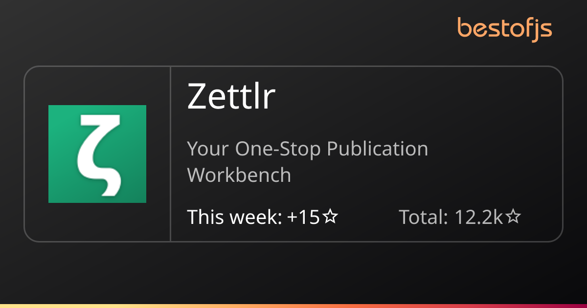 Best of JS • Zettlr
